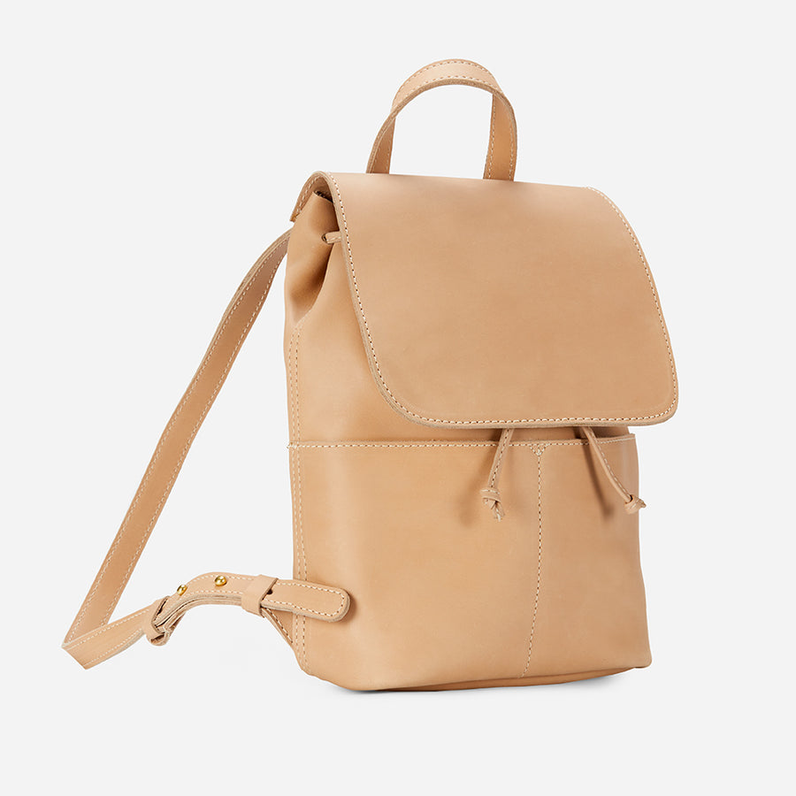 Abby Leather Drawstring Backpack – Parker Clay