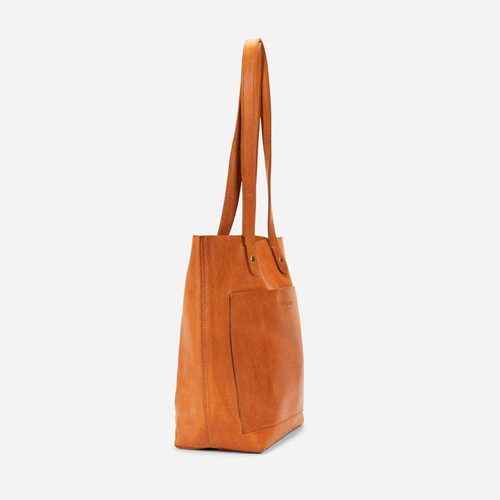 Caroline Leather Tote Bag - Rust Brown – Parker Clay