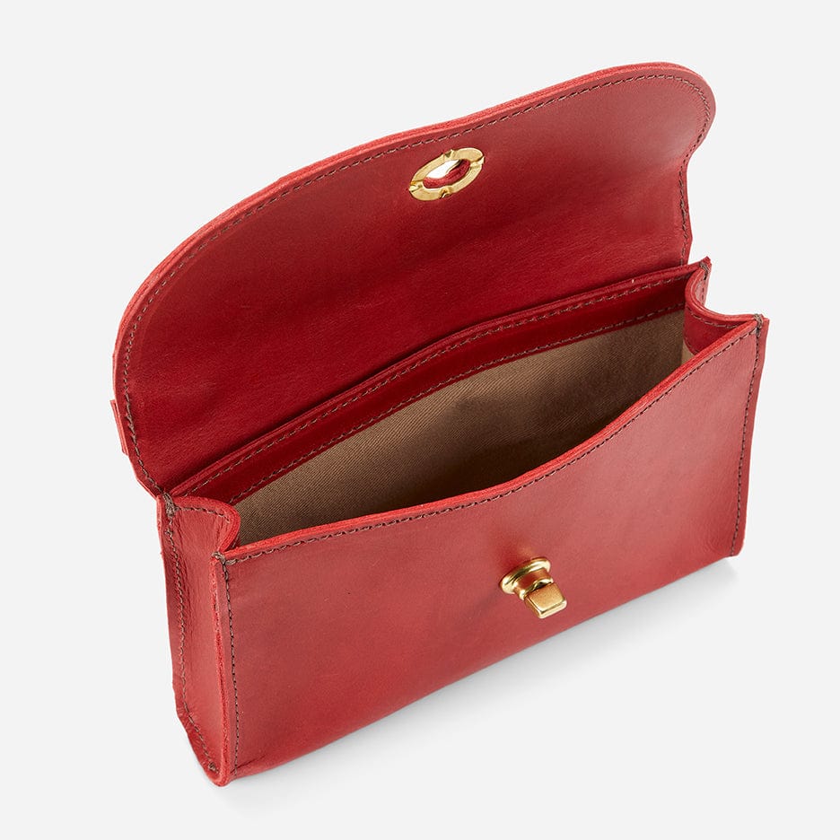 Hana Leather Clutch Handbag – Parker Clay