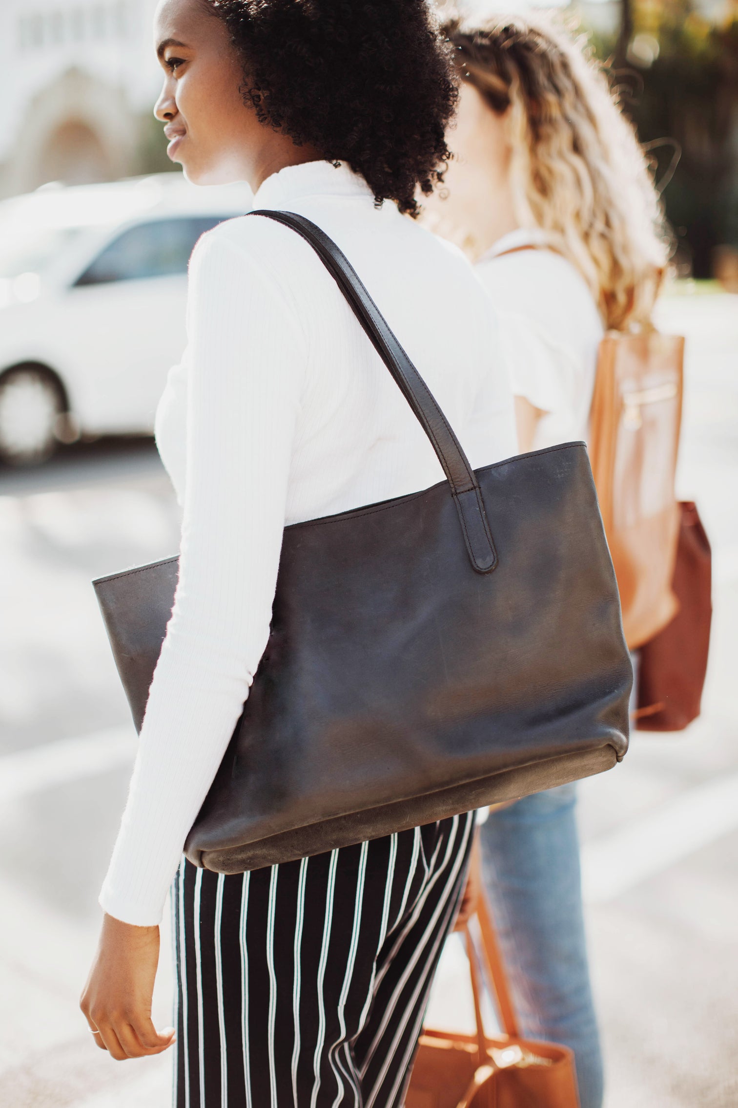 Eden Carryall Crossbody Office Tote Bag - Black – Parker Clay