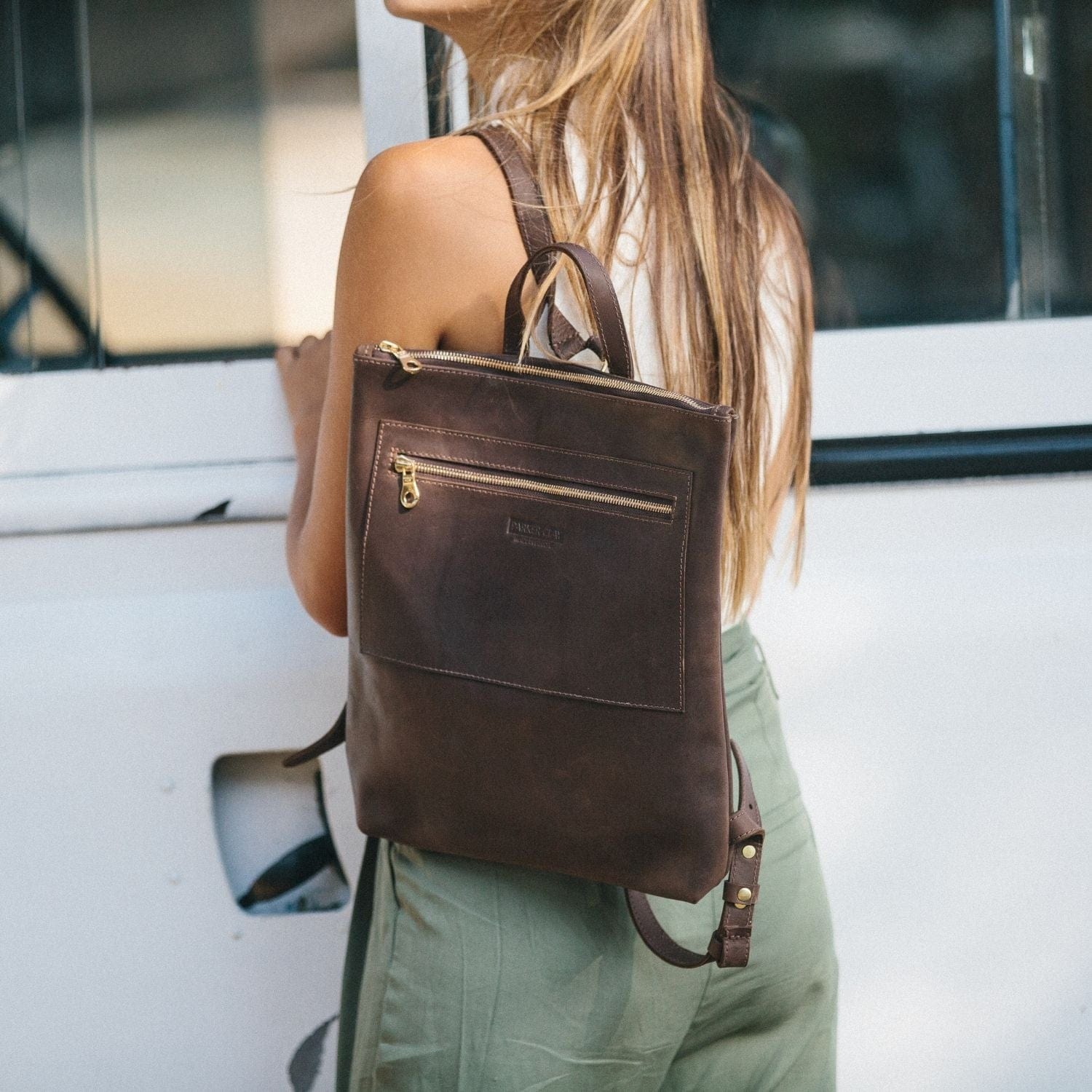 Miramar Leather Women's Backpack – Parker Clay