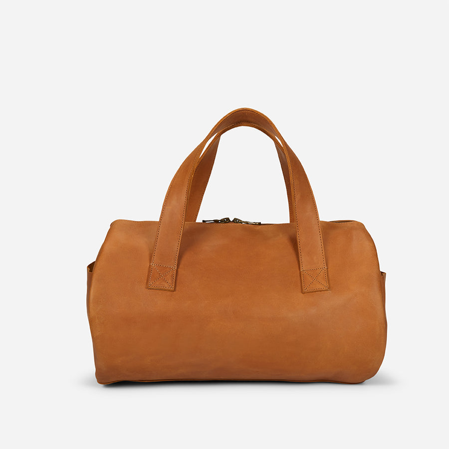 Omo Overnight Leather Travel Duffle Bag - Rust Brown – Parker Clay