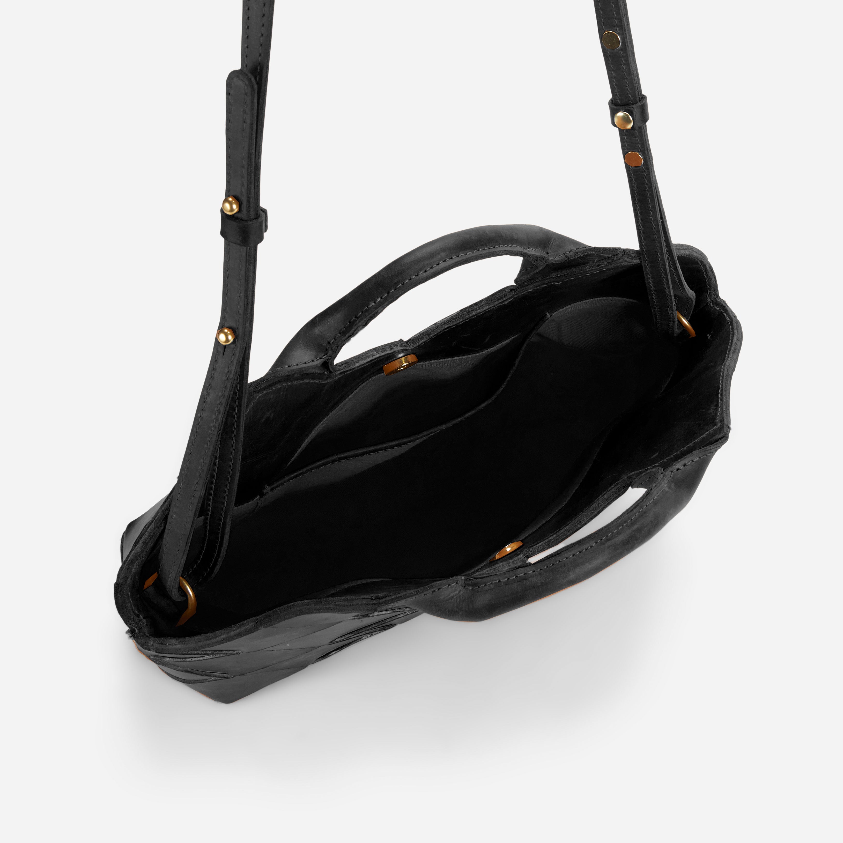 Acacia Leather Woven Handbag – Parker Clay