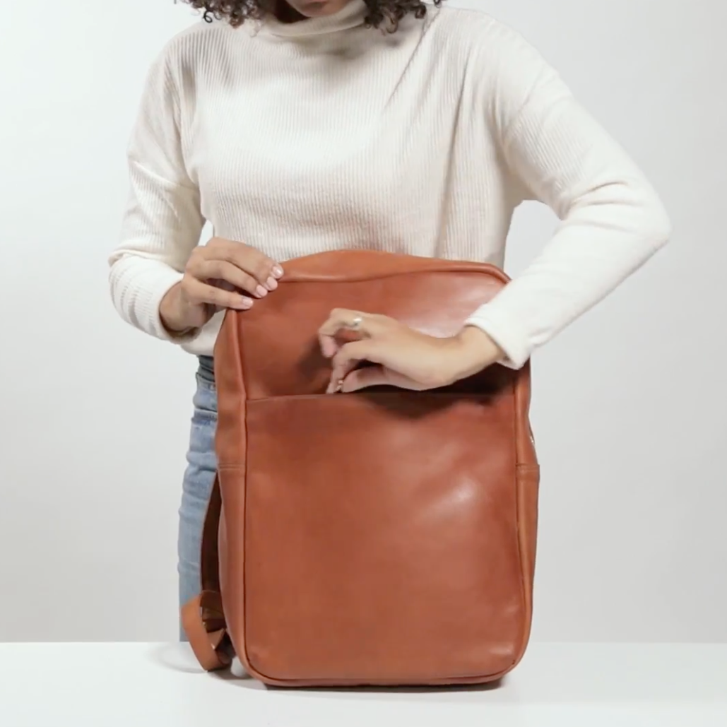 Mari Leather Backpack – Parker Clay