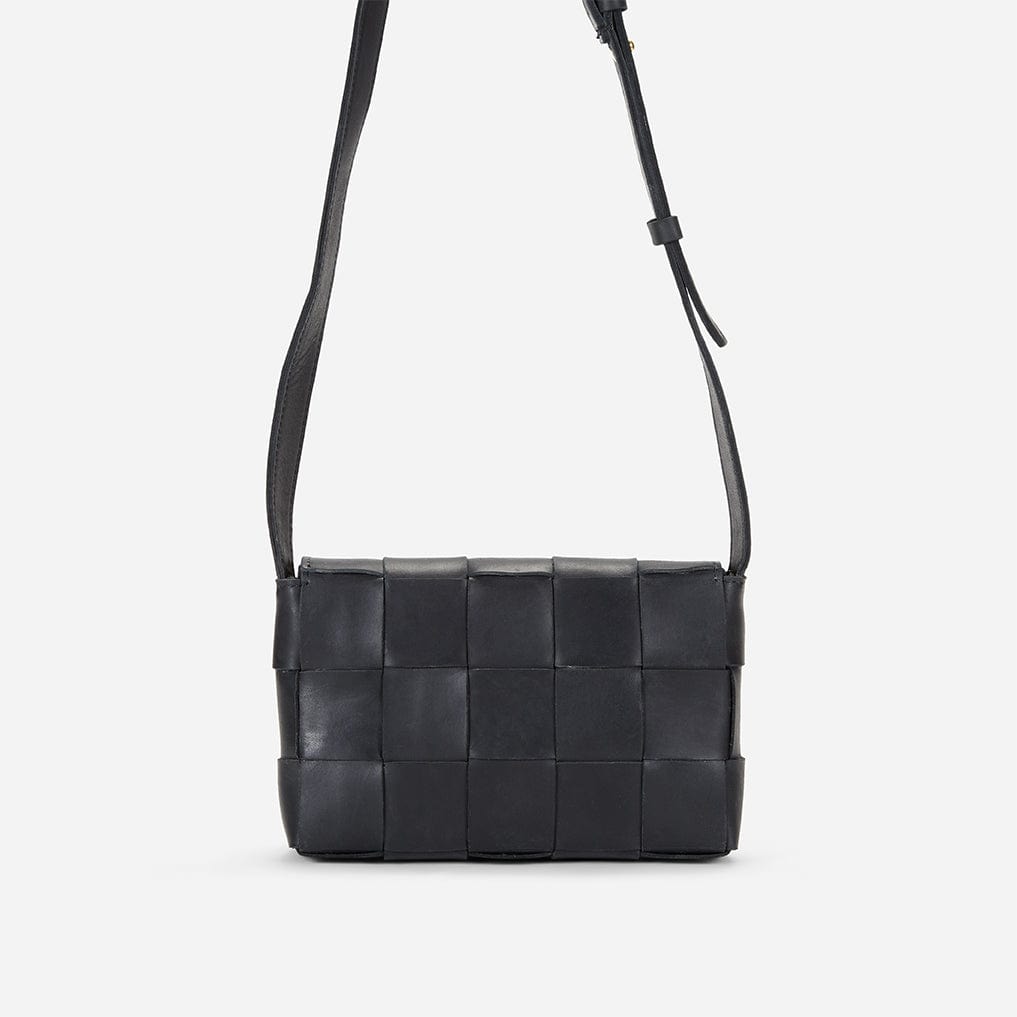 Deset Woven Leather Crossbody – Parker Clay