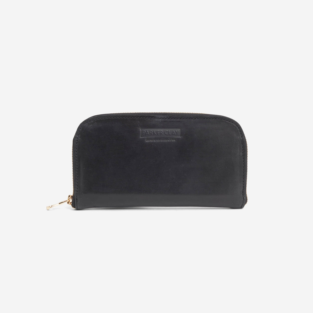 Zahra Sustainable Leather Accordion Wallet – Parker Clay